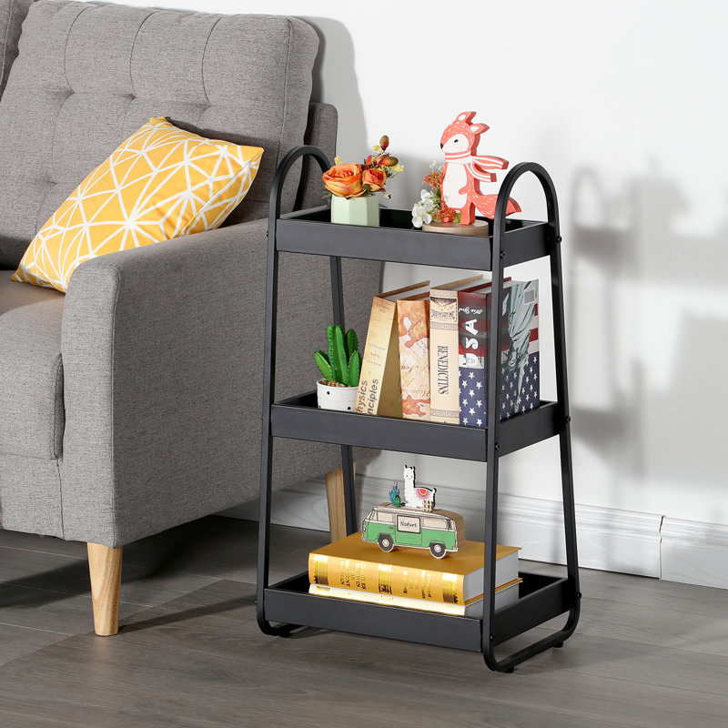Vecelo Tray Top Frame End Table with Storage & Reviews | Wayfair