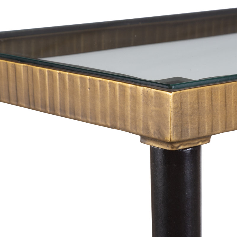George Oliver Michaele Antique Gold Console Table - Wayfair Canada