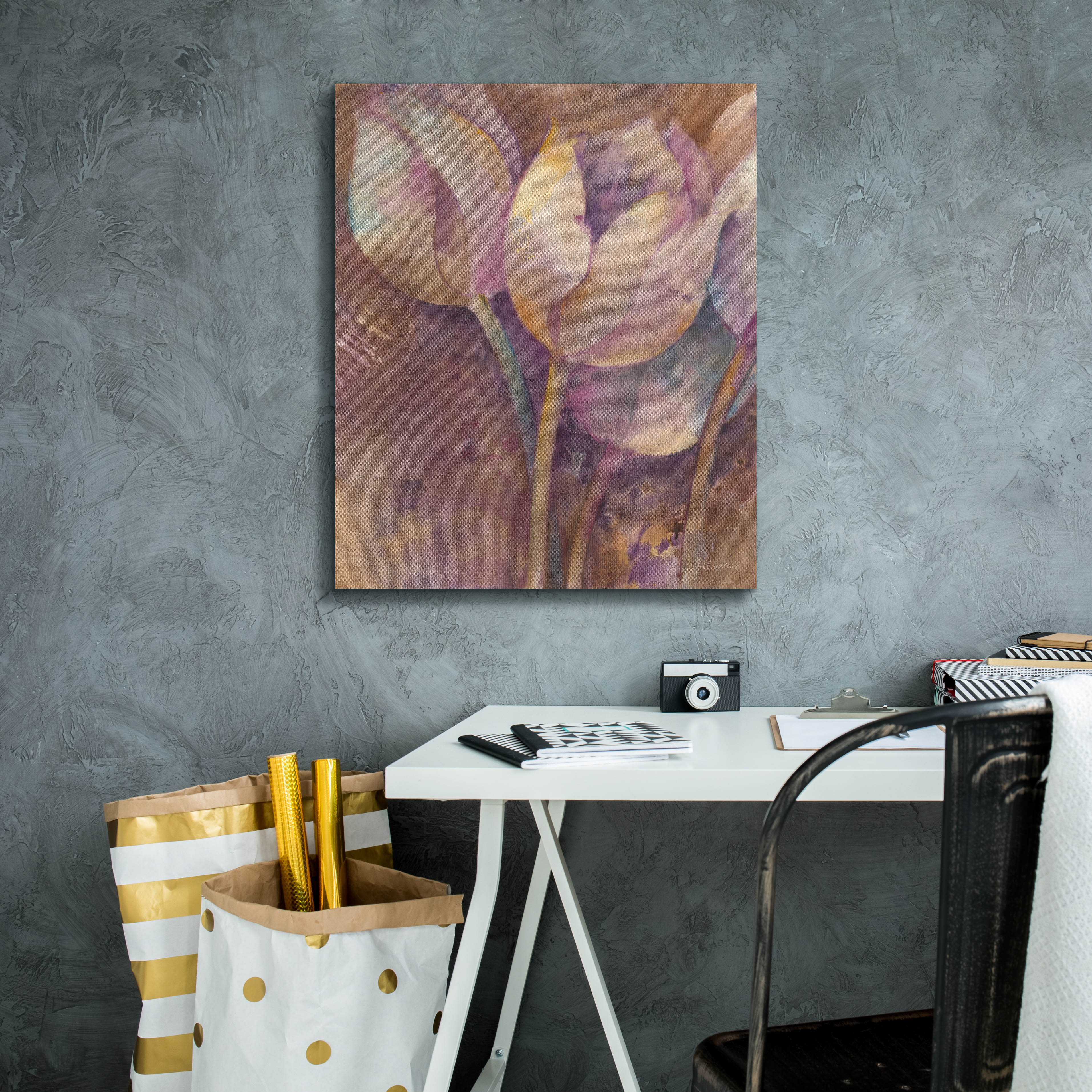 Winston Porter Epic Graffiti 'Moonlit Tulips 1' by Albena Hristova ...