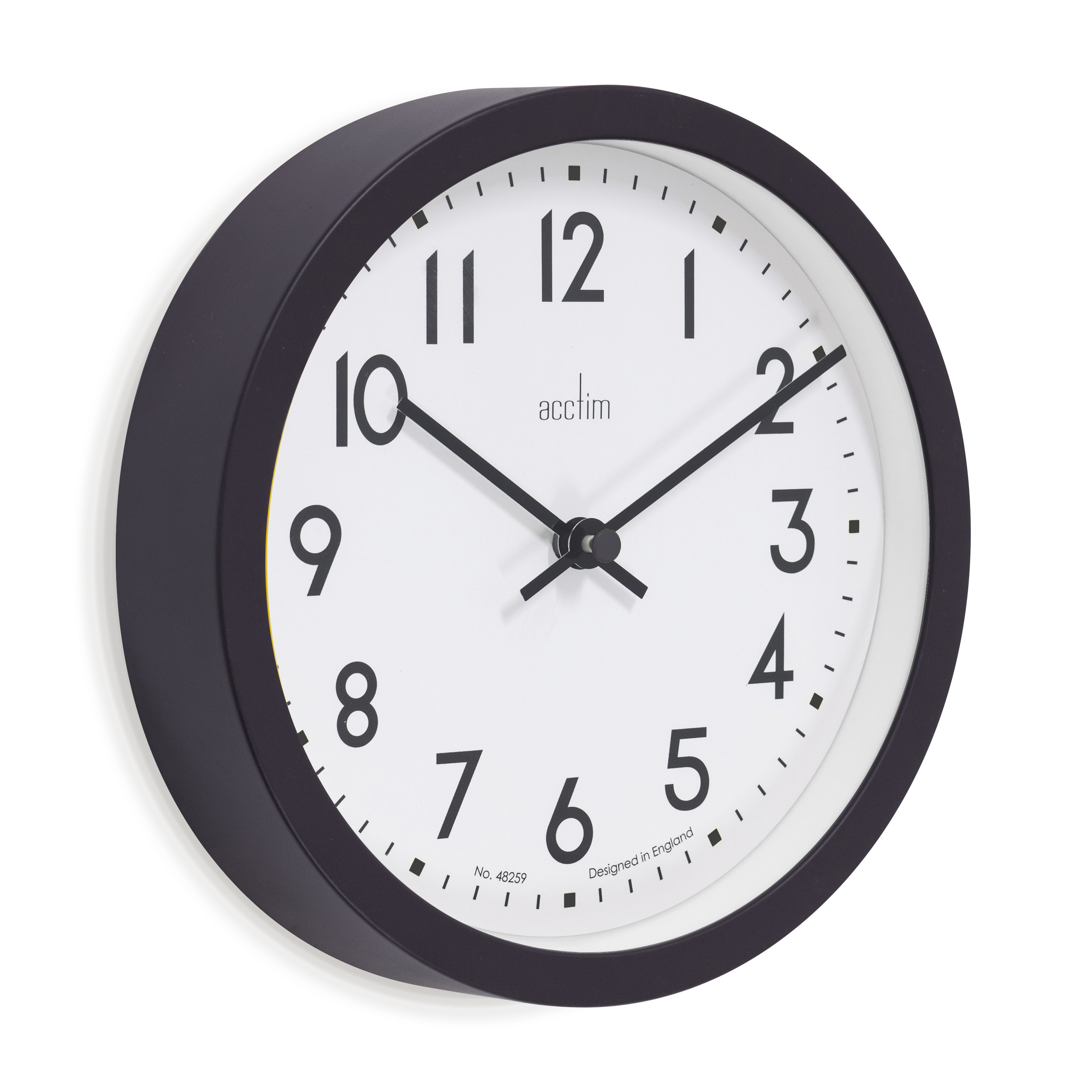 Acctim Elstow Small Kitchen Wall Clock Quartz Retro Style 20cm ...