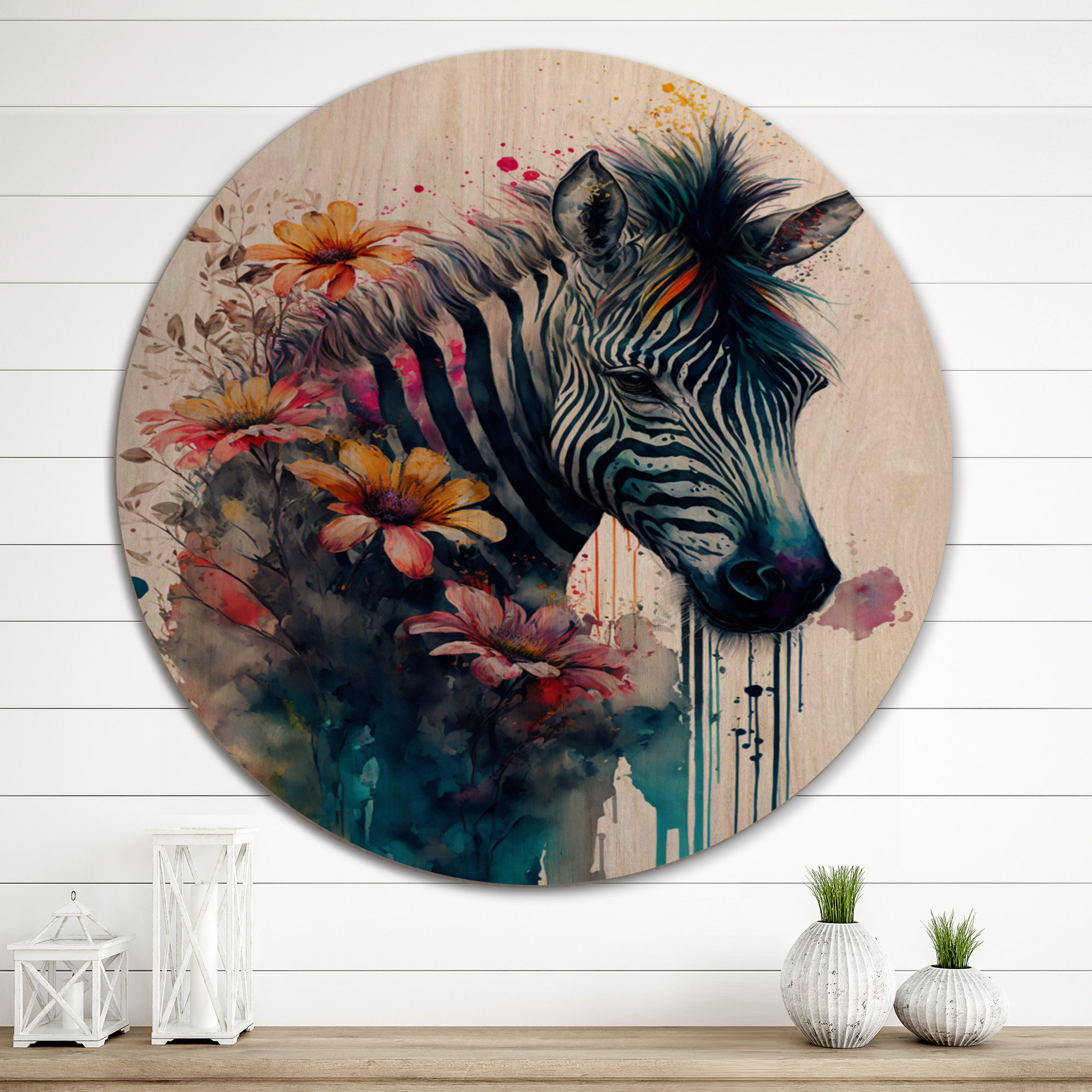 Bungalow Rose - Animals Wood Wall Art - Natural Pine Wood | Wayfair