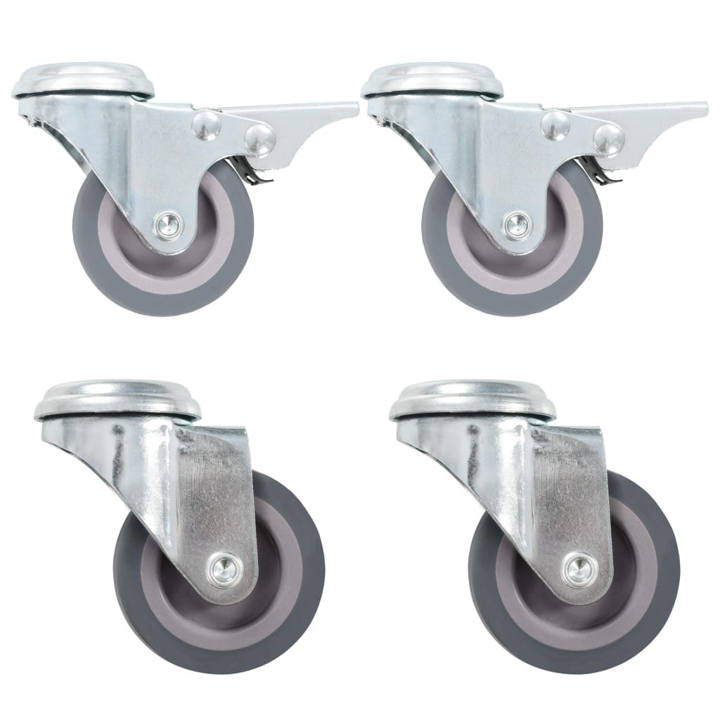 vidaXL Bolt Hole Swivel Casters 1.97 " (8x143430) | Wayfair