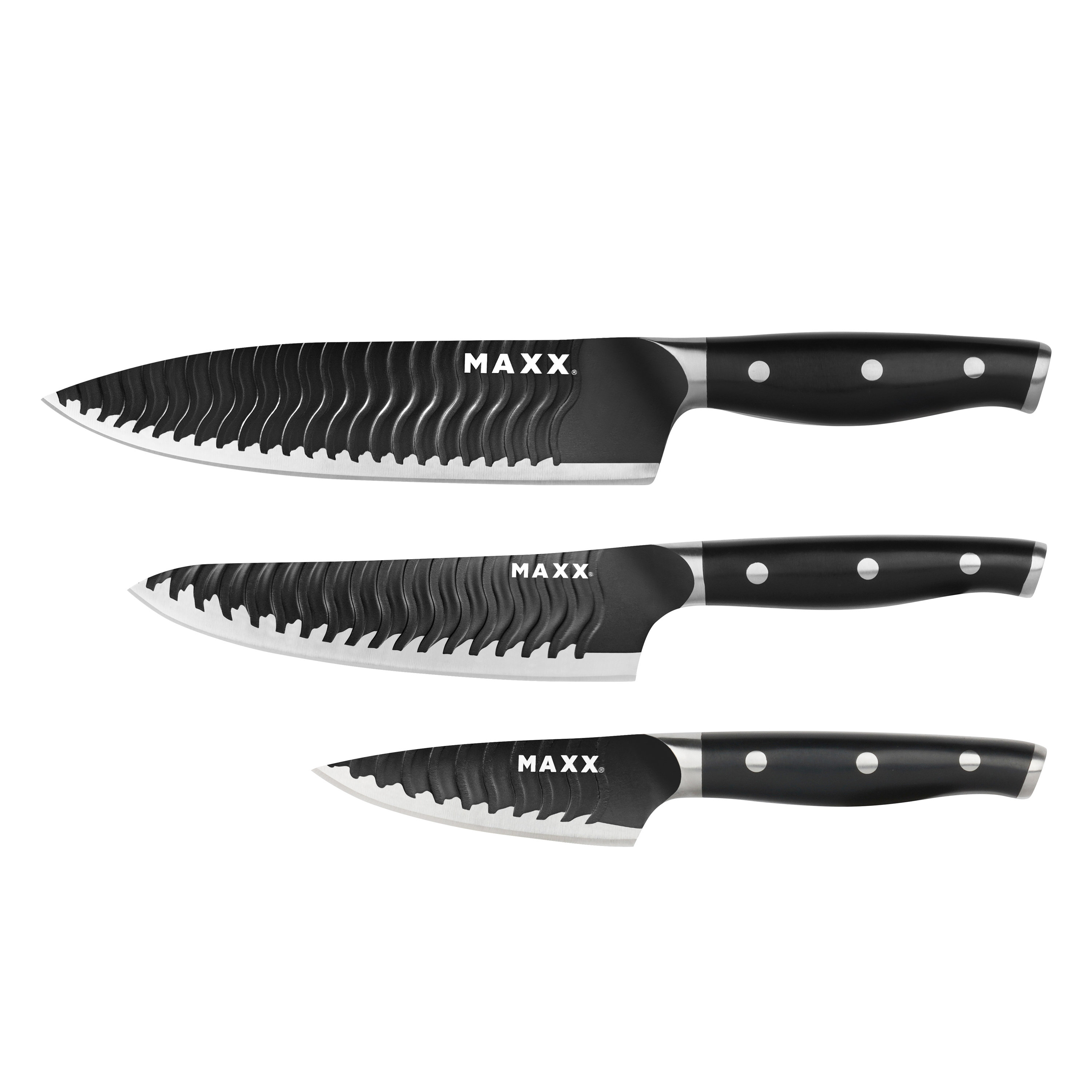 Kalorik® Kalorik Maxx 3pc Chef/prep/paring Knife Set | Wayfair