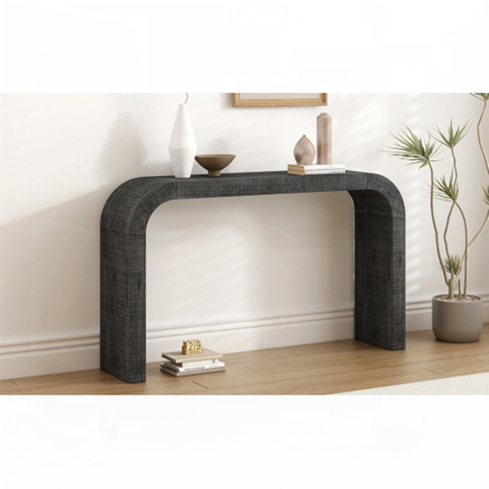 Ophelia & Co. Mirod 52" Wood Console Table with Curved Edge - Wayfair ...
