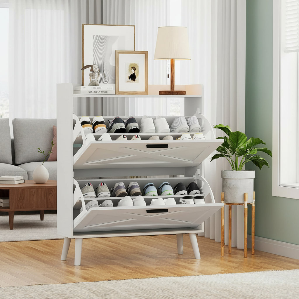 One Allium Way This Modern, Slim, Concealed Shoe Cabinet Features A ...