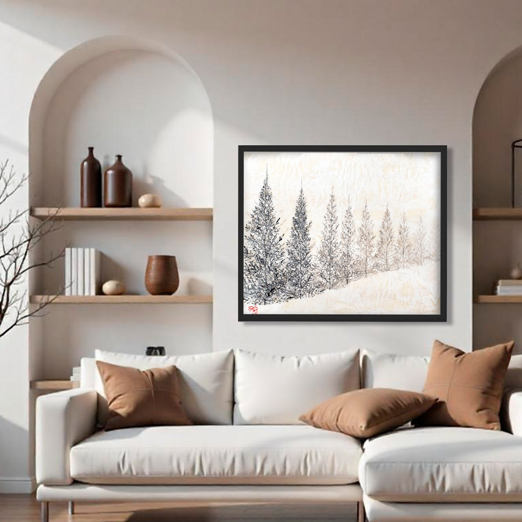 Millwood Pines Monoscape IV by Karen Biery - Painting Print & Reviews ...