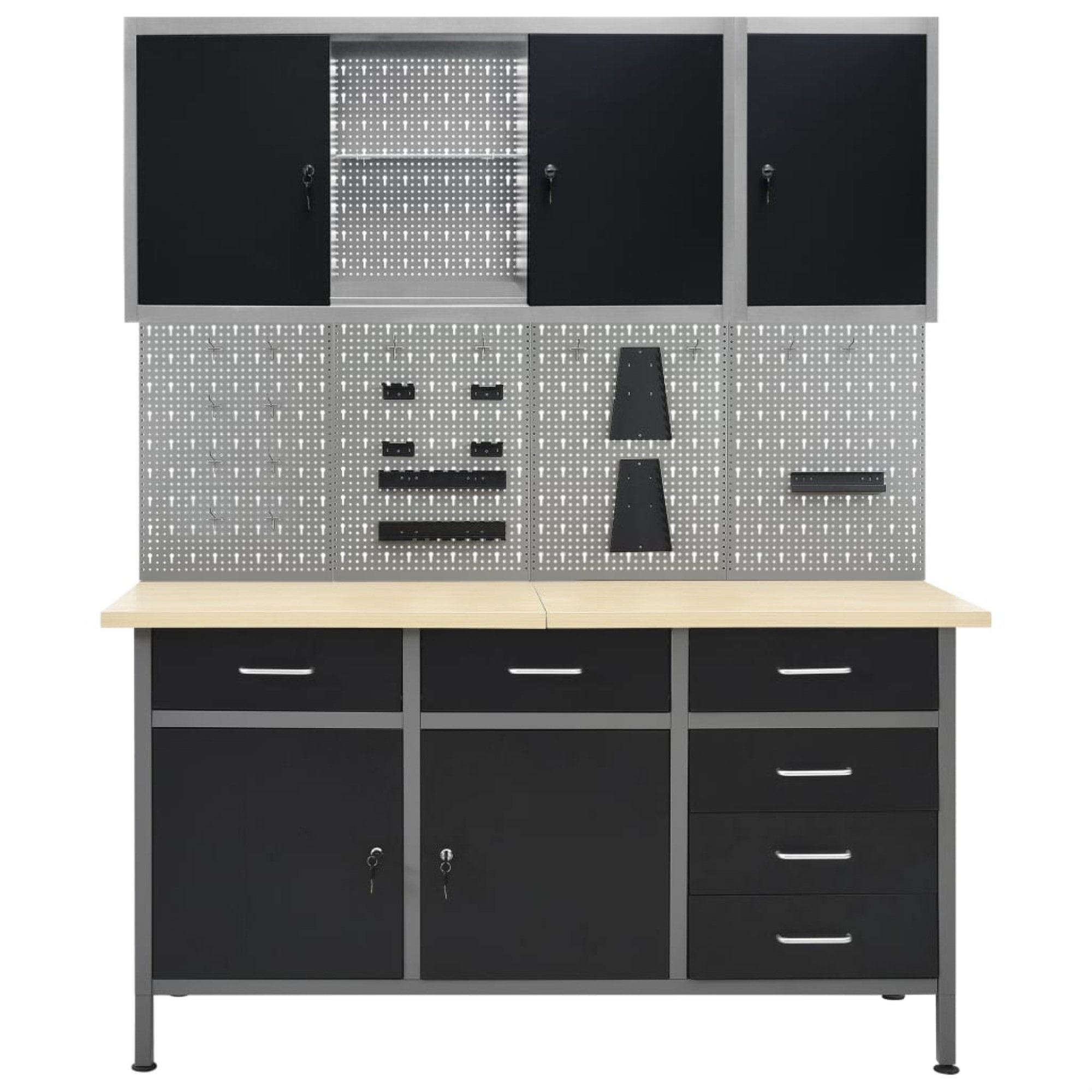 WFX Utility™ Kearny 62.99"W Adjustable Height Workbench | Wayfair