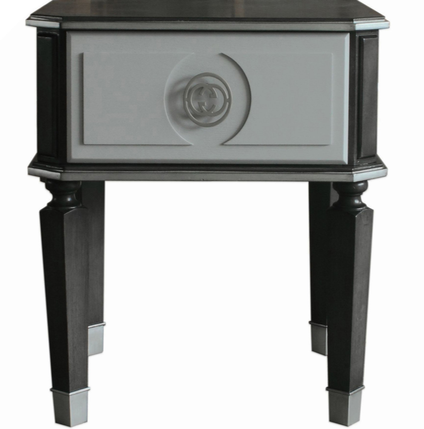 House of Hampton® Charcoal End Table with 1 Drawer High End Table ...