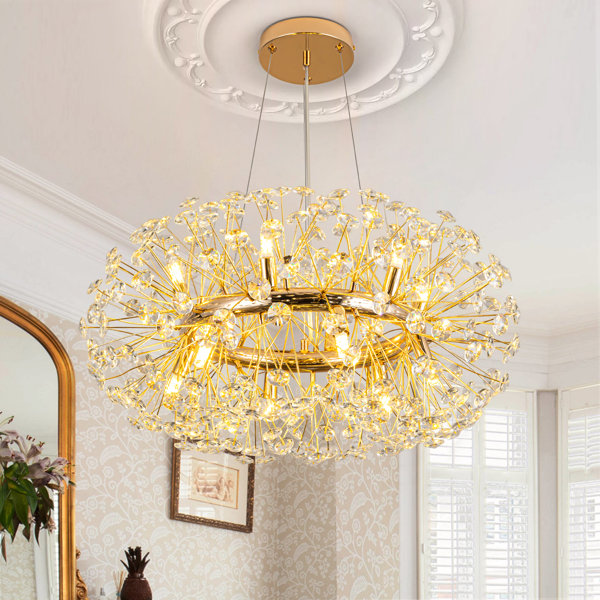 House of Hampton® Jussica Wagon Wheel Chandelier - Wayfair Canada