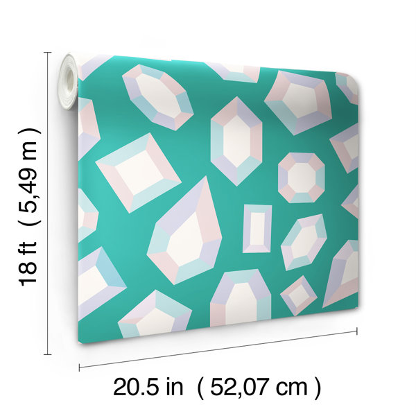 Ivy Bronx 18' L x 20.5" W Peel and Stick Wallpaper Roll | Wayfair