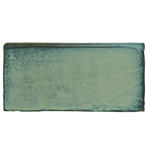 Merola Tile Antic Special 6" x 3" Ceramic Bullnose Tile Trim in Lava ...