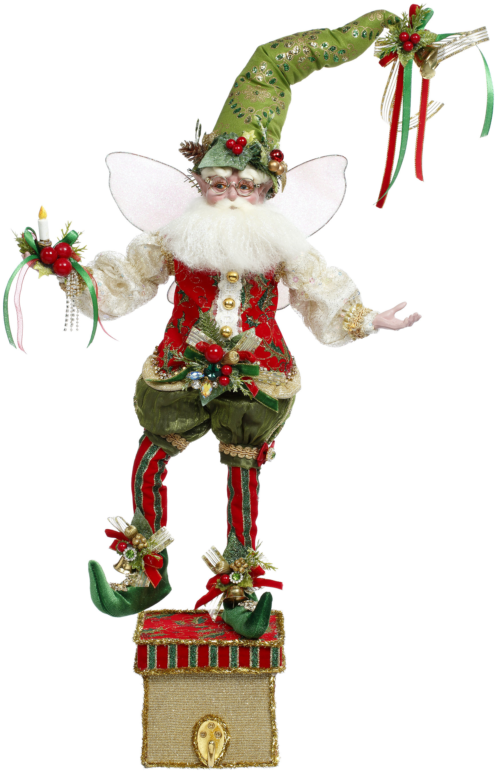 Mark Roberts Holly And Ivy Fairy Stocking Holder - 21 Inches | Perigold