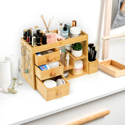 makeup holder for desk