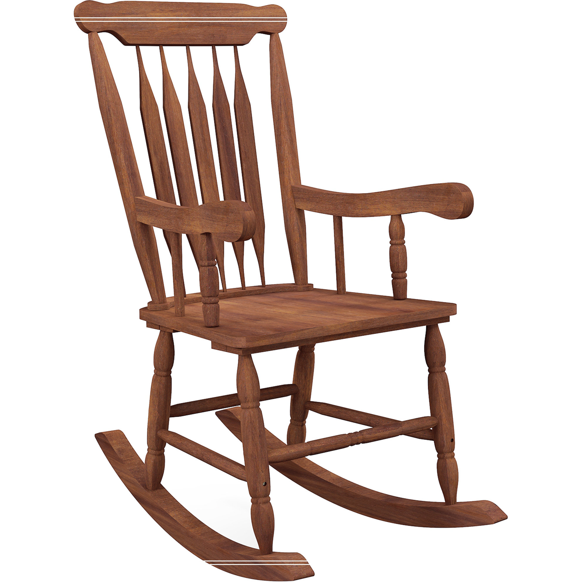 Alcott Hill® Outsunny Outdoor Wood Rocking Chair, 350 lbs. Porch Rocker ...
