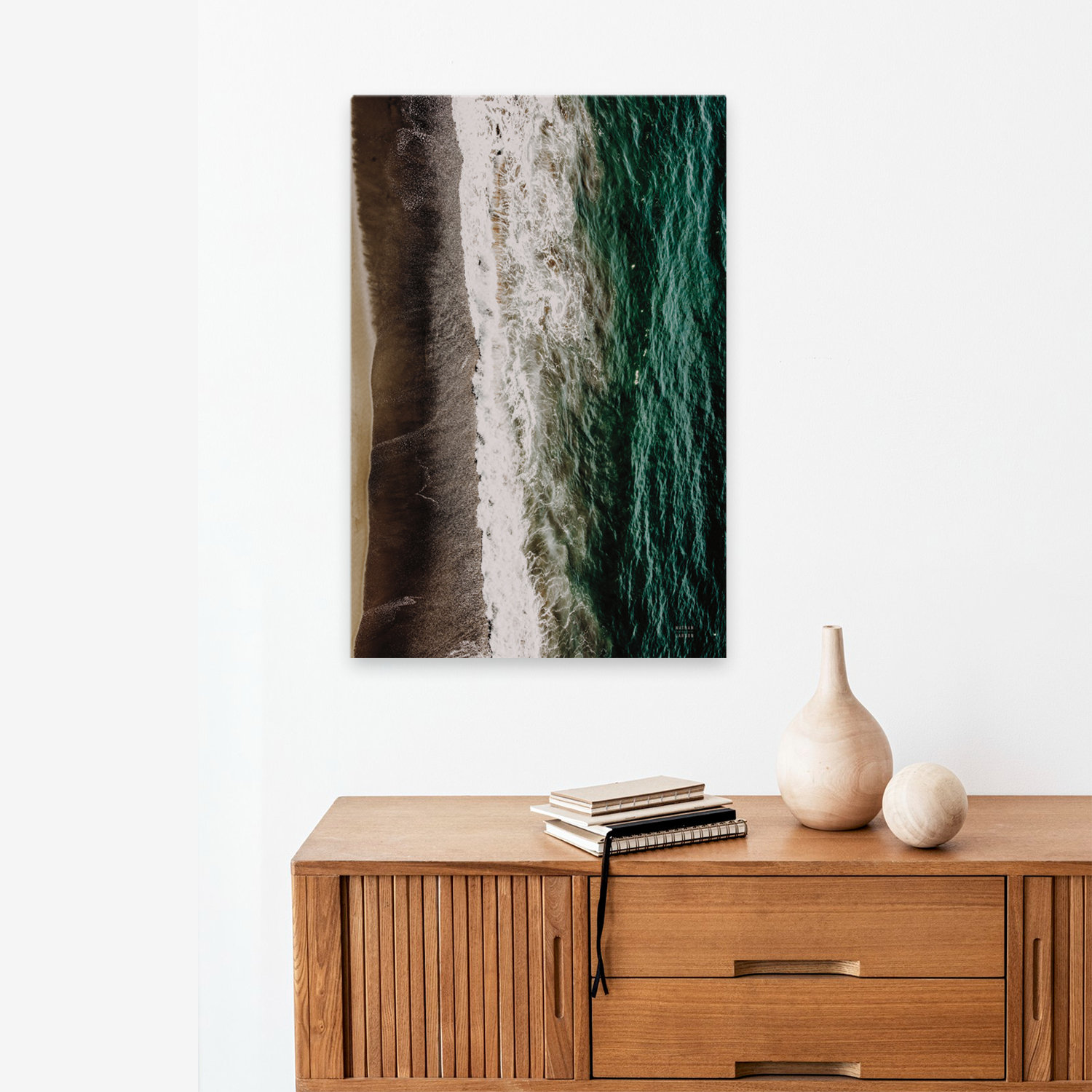 Dovecove Move Gently II Contemporary White Beach Brown | Wayfair