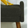 George Oliver A modern living room bench crafted from looped yarn ...