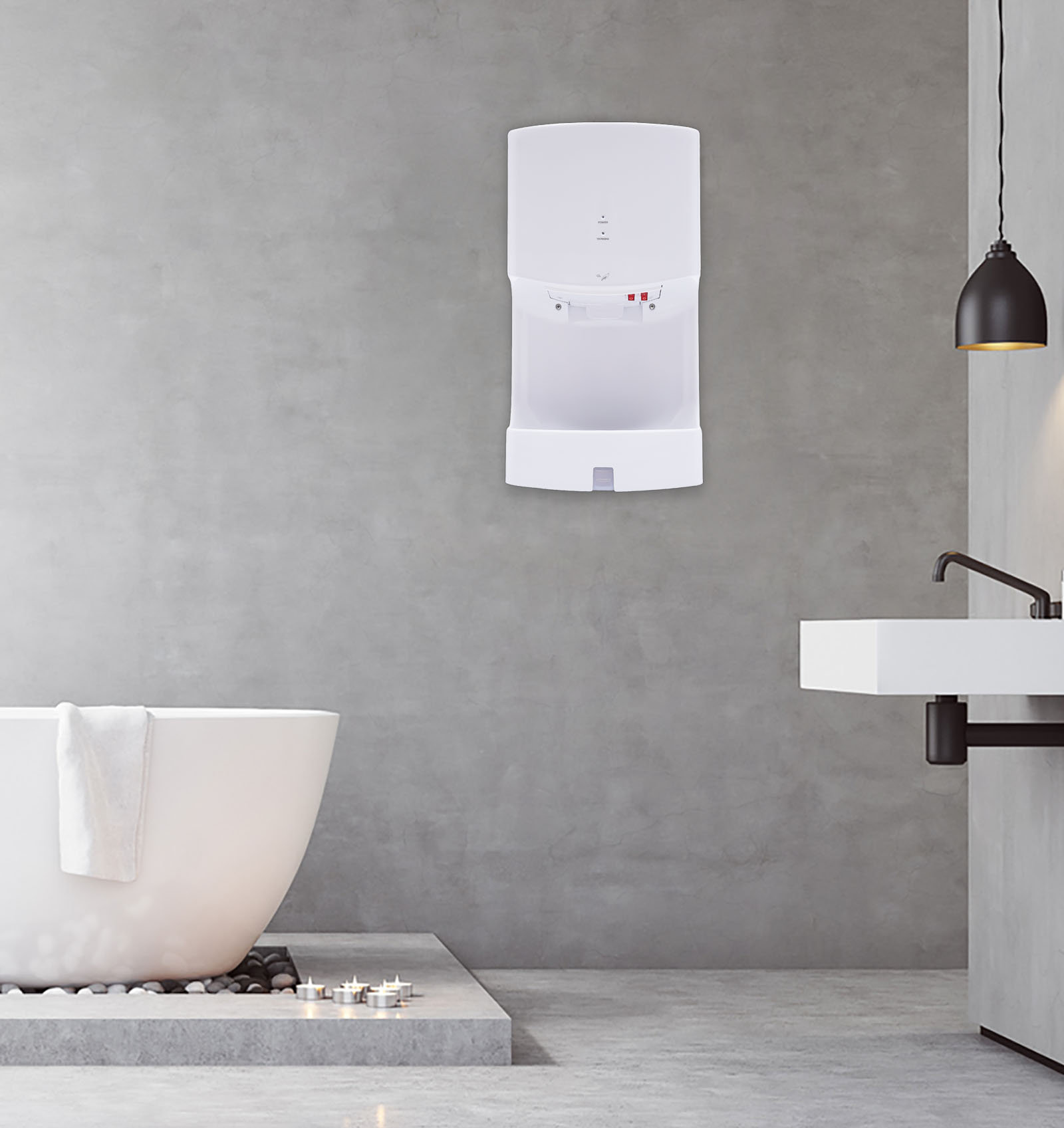 JOYDING Auto-sensing Hand Dryer Wall Mounted Hot and Cold Modes with ...