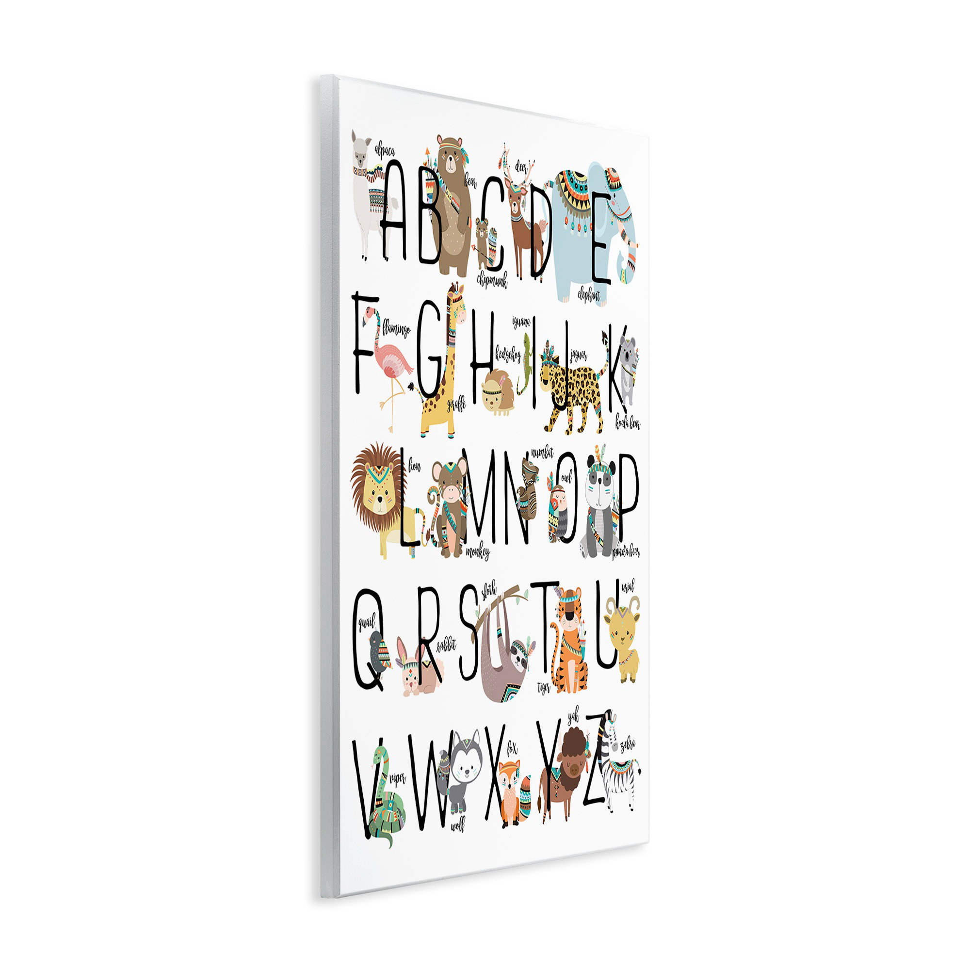 Stupell Industries Boho Animal ABCs Wall Plaque & Reviews - Wayfair Canada