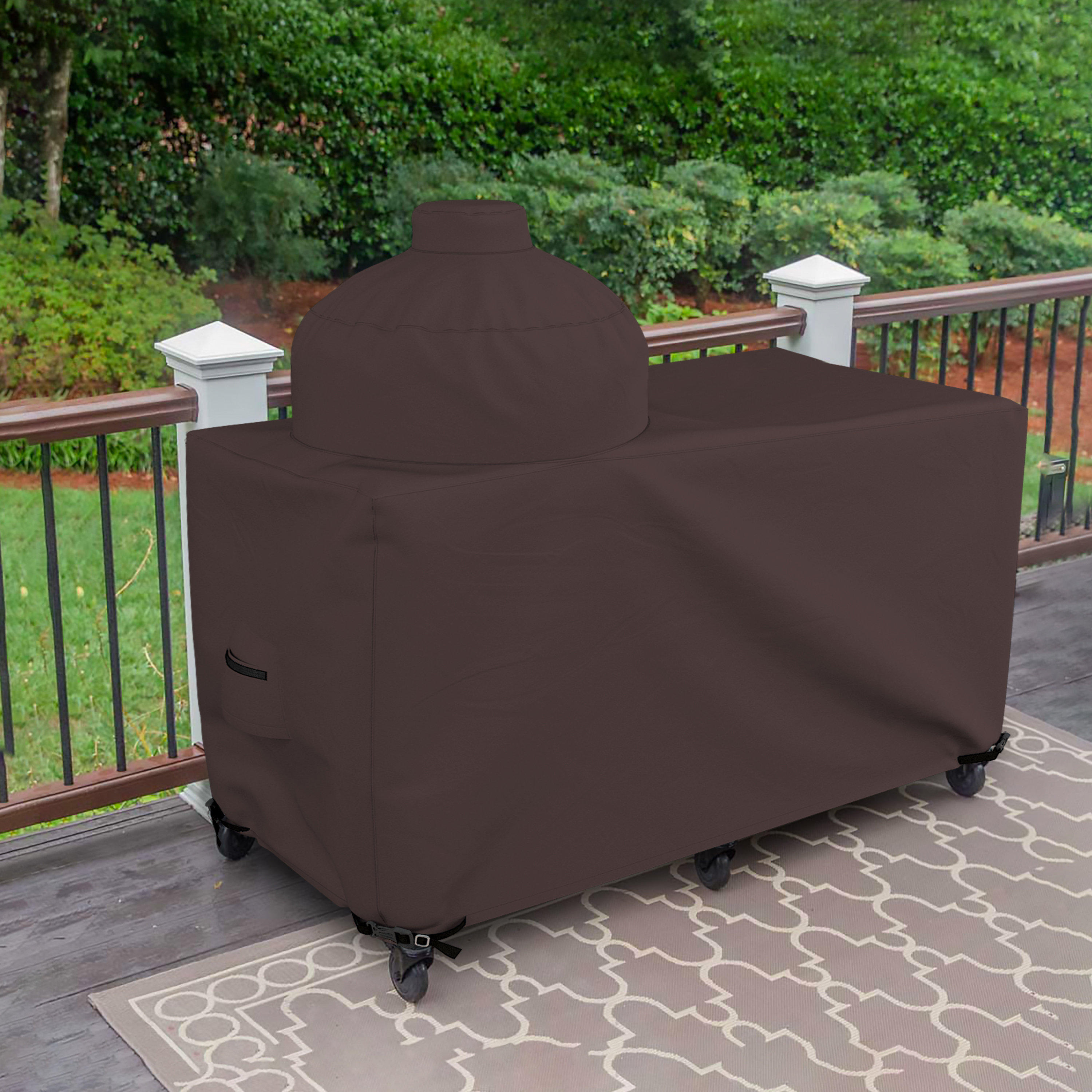 Covers & All Heavy-Duty Outdoor Waterproof Outdoor Big Egg Grill Cover ...