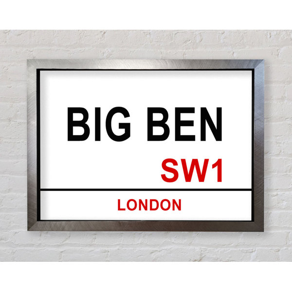 Bright Star Big Ben Signs - Single Picture Frame Art Prints | Wayfair.co.uk