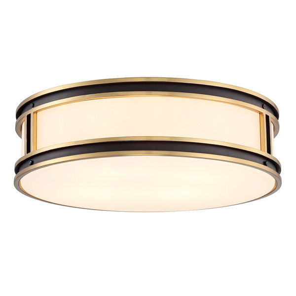 Large (Between 16" - 19" wide) Flush Mount Lighting You'll Love | Wayfair