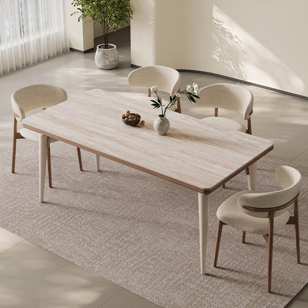Elamer French modern simple rectangular dining table set - Wayfair Canada