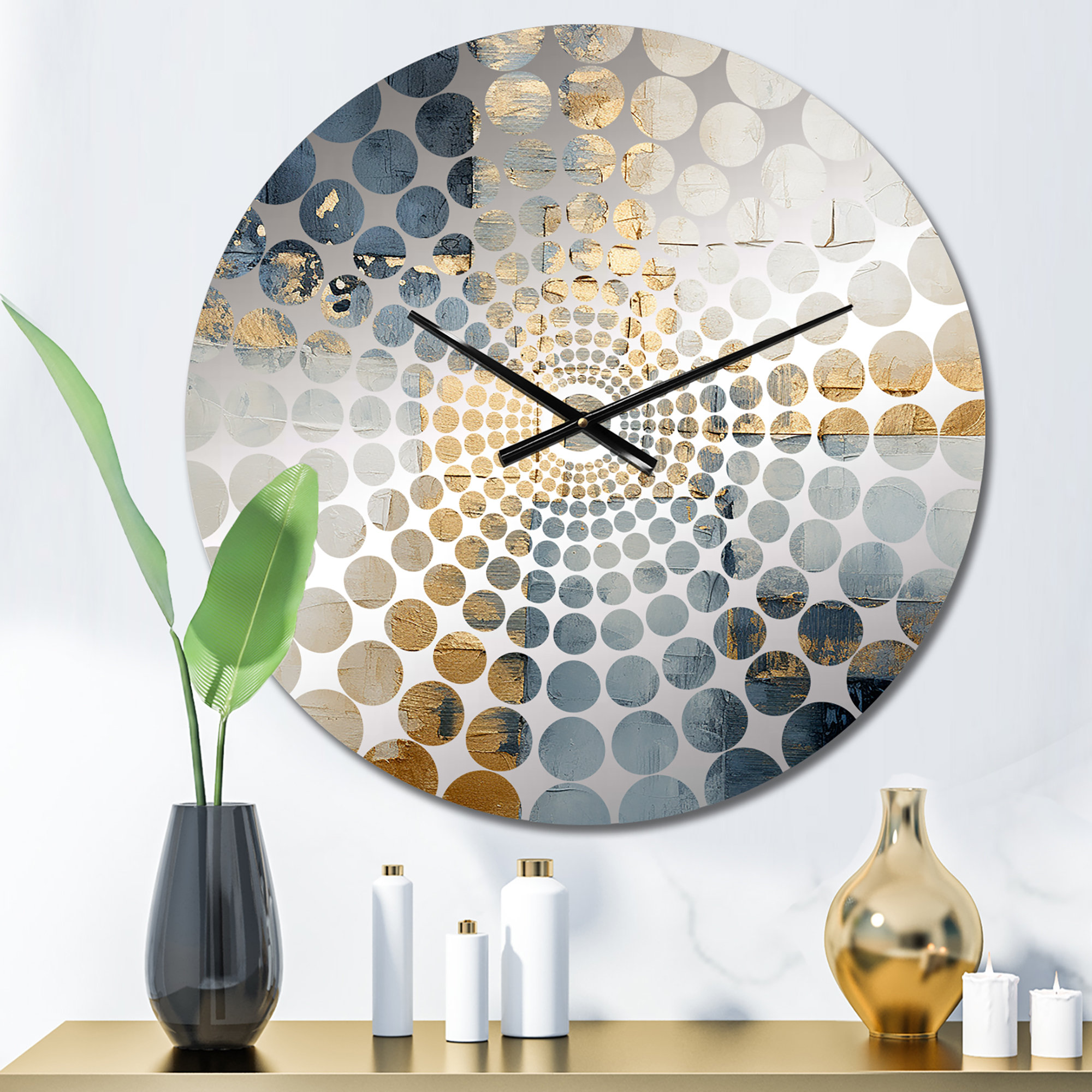 East Urban Home Valenki - Scandinavian Wall Clock | Wayfair