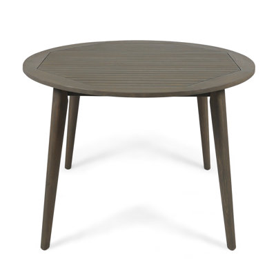 George Oliver Gardner Solid Wood Dining Table & Reviews | Wayfair