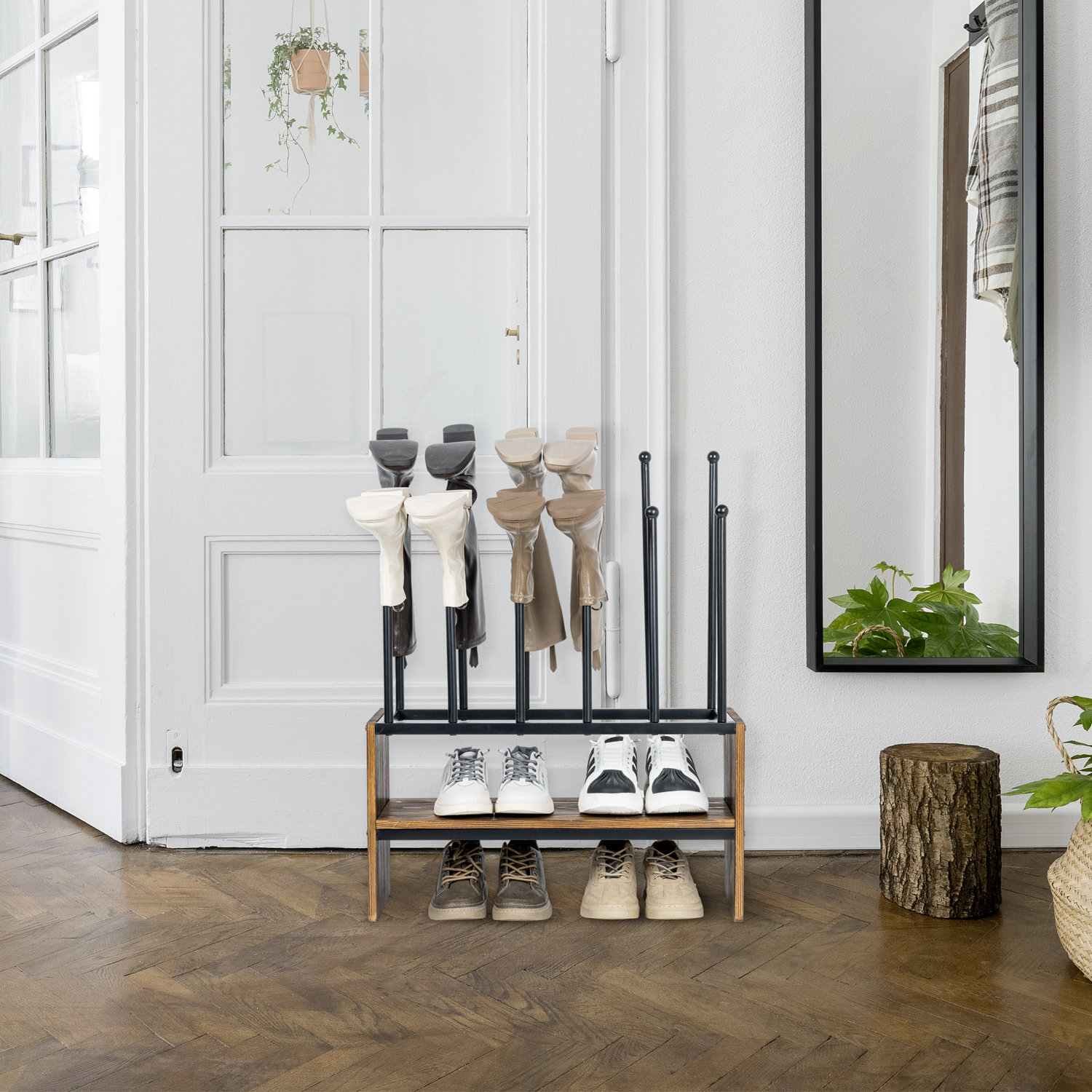 17 Stories Entryway Boot Shoe Storage Rack - Wayfair Canada