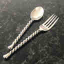 Gourmet Settings Silver Tear 20 Piece Flatware Set, Service for 4 ...