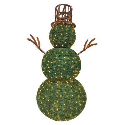 Northlight Topiary Snowman Lighted Display | Wayfair