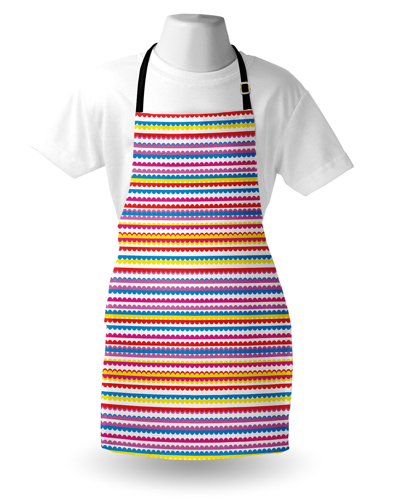 Dakota Fields Abstract Apron Unisex Modern Horizontal Line Art Adult ...