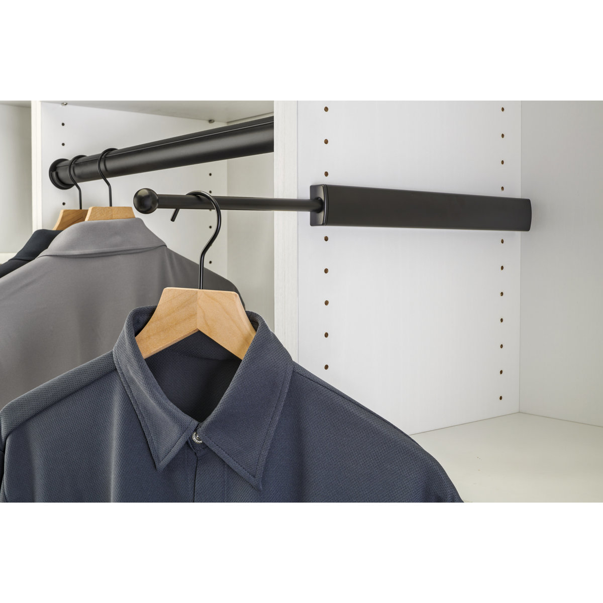 Rev-A-Shelf Telescoping Closet Hanging Valet Rod & Reviews | Wayfair