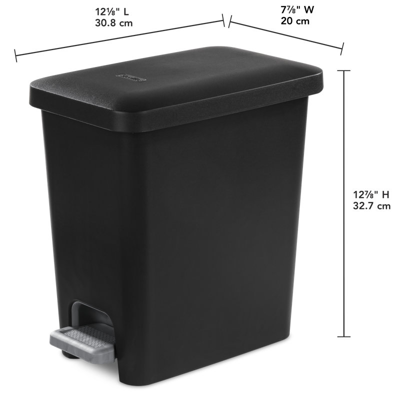 Sterilite 2.7 Gallon Step on Trash Can & Reviews | Wayfair