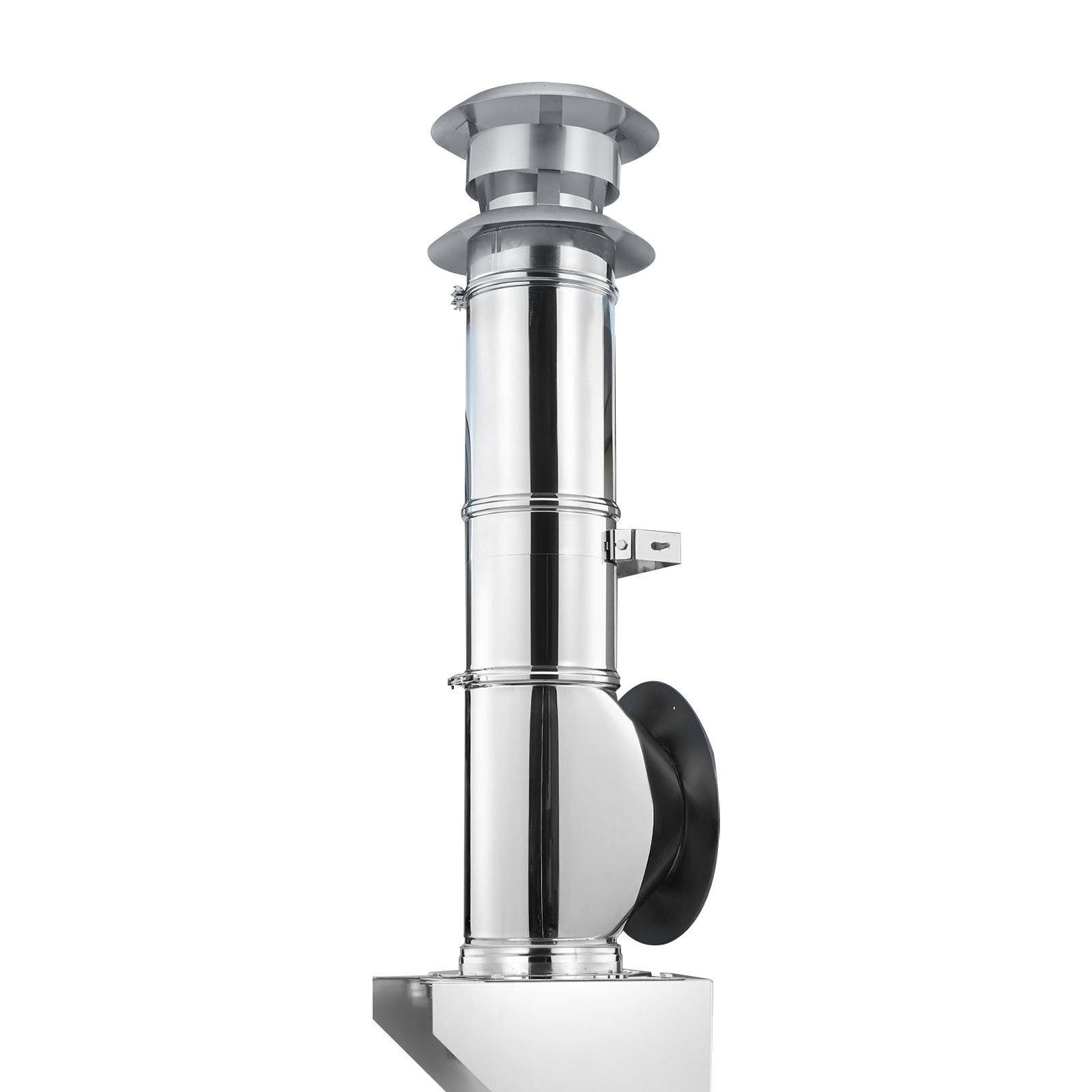 Arlmont & Co. External Chimney Kit External with Windproof Cap Wall ...