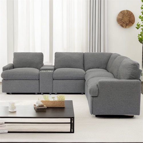 Power Recline Sectionals You'll Love | Wayfair