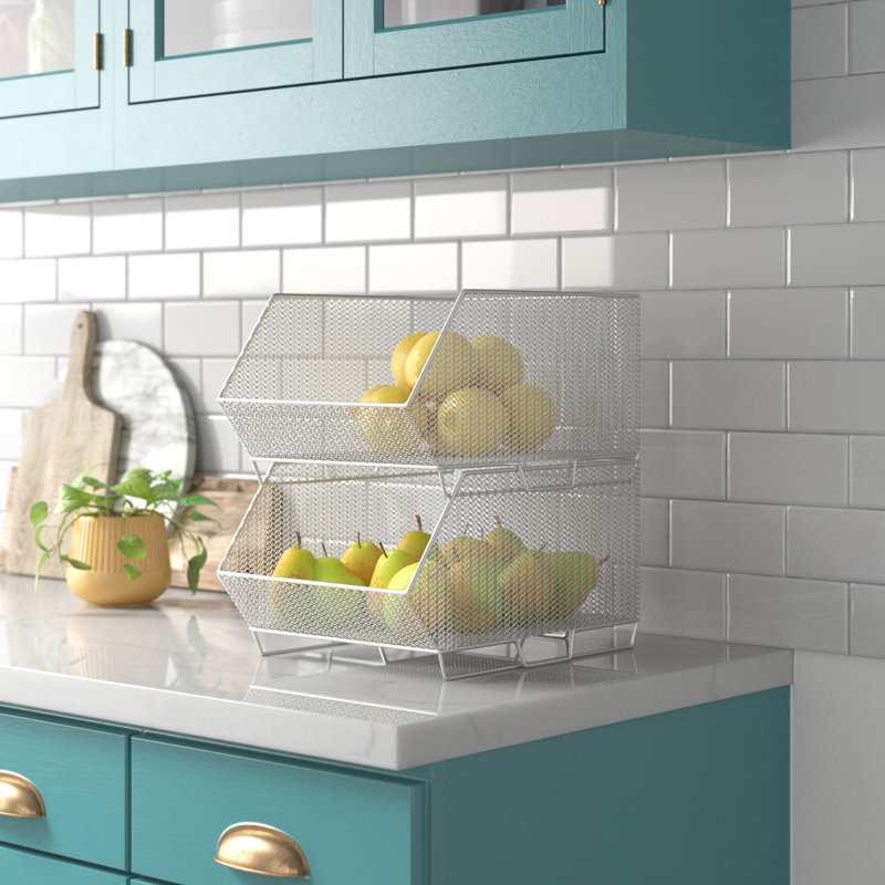 Rebrilliant Metal General Basket & Reviews | Wayfair