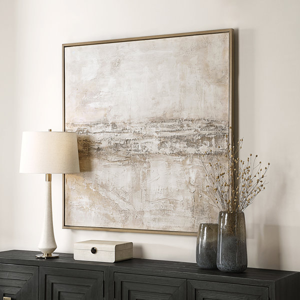 Uttermost Desert Oasis Abstract Canvas Art | Joss & Main