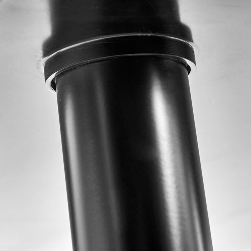 Wrought Studio™ Simple Round Tube Table Leg Table Black | Wayfair