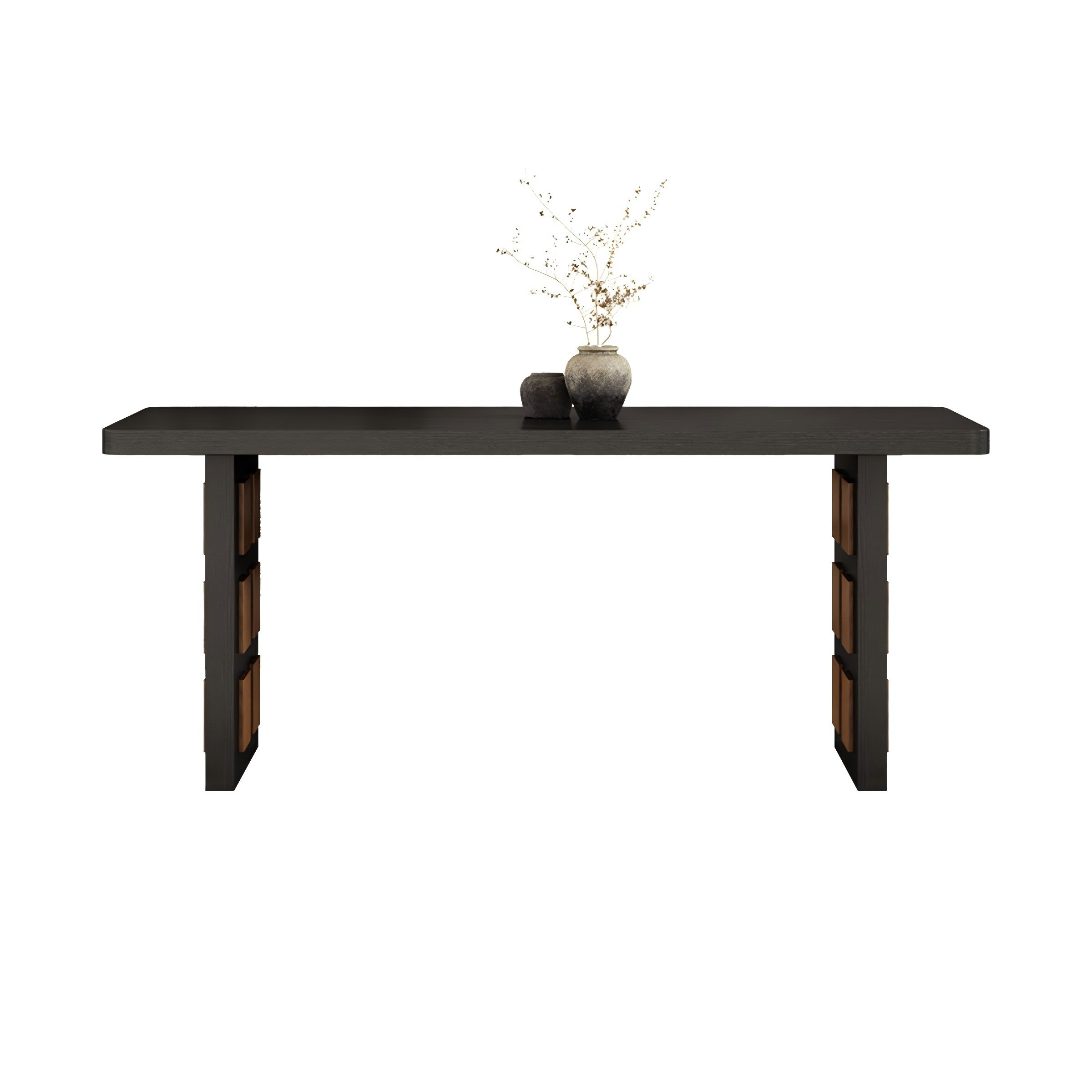 Latitude Run® Solid + Manufactured Wood black Dining Table - Wayfair Canada