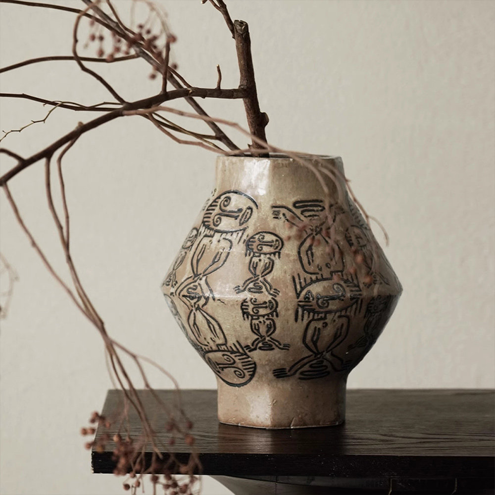 Bungalow Rose Porcelain + Abstract sculpture on the floor | Wayfair