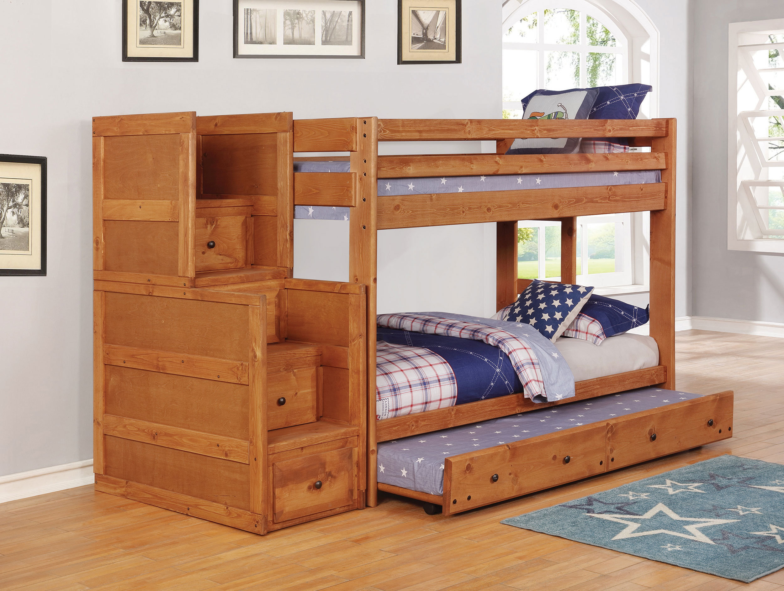 Redwood Rover Twin Over Twin Standard Bunk Bed by Redwood Rover | Wayfair