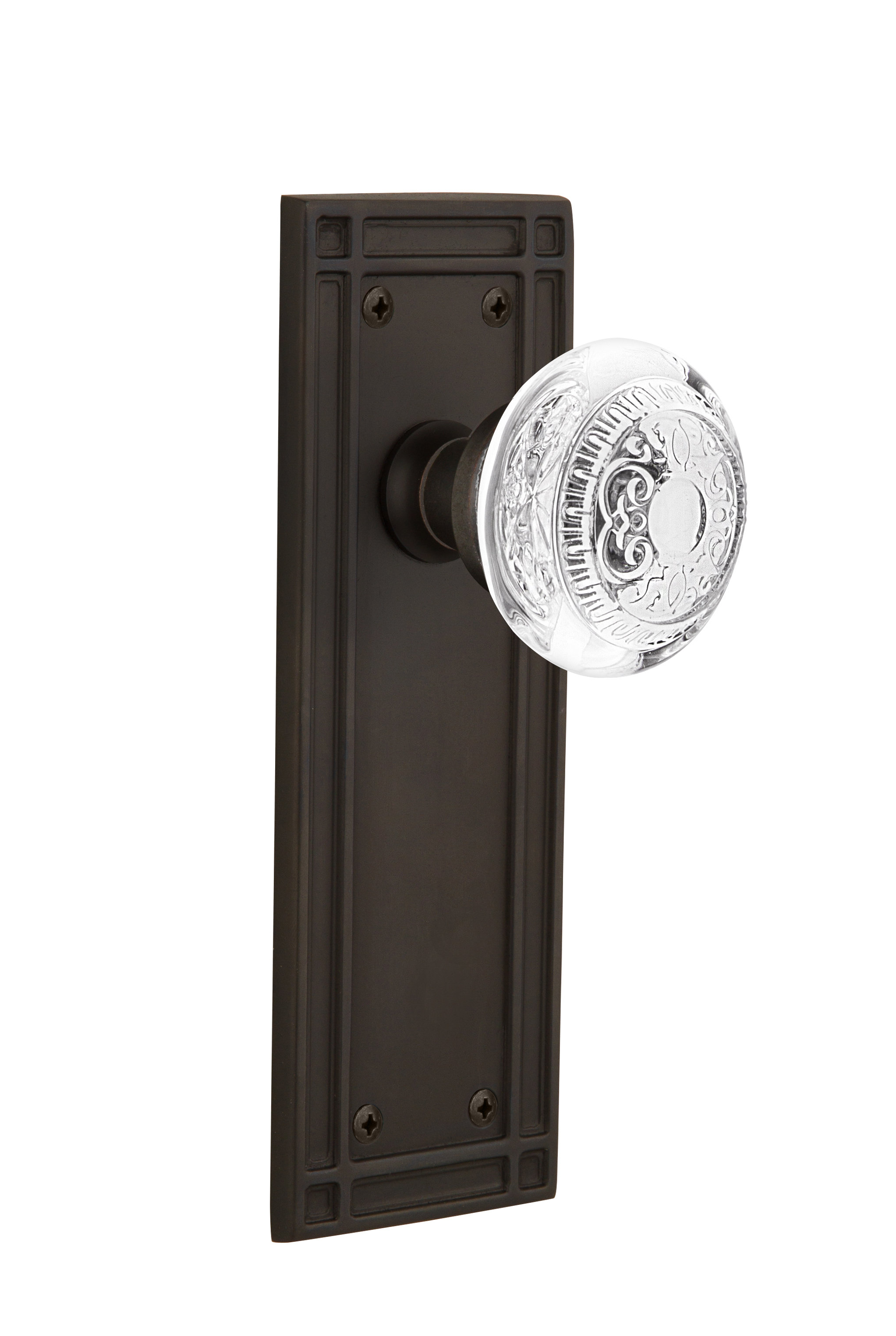 Nostalgic Warehouse Mission Plate with Crystal Egg & Dart Knob | Wayfair