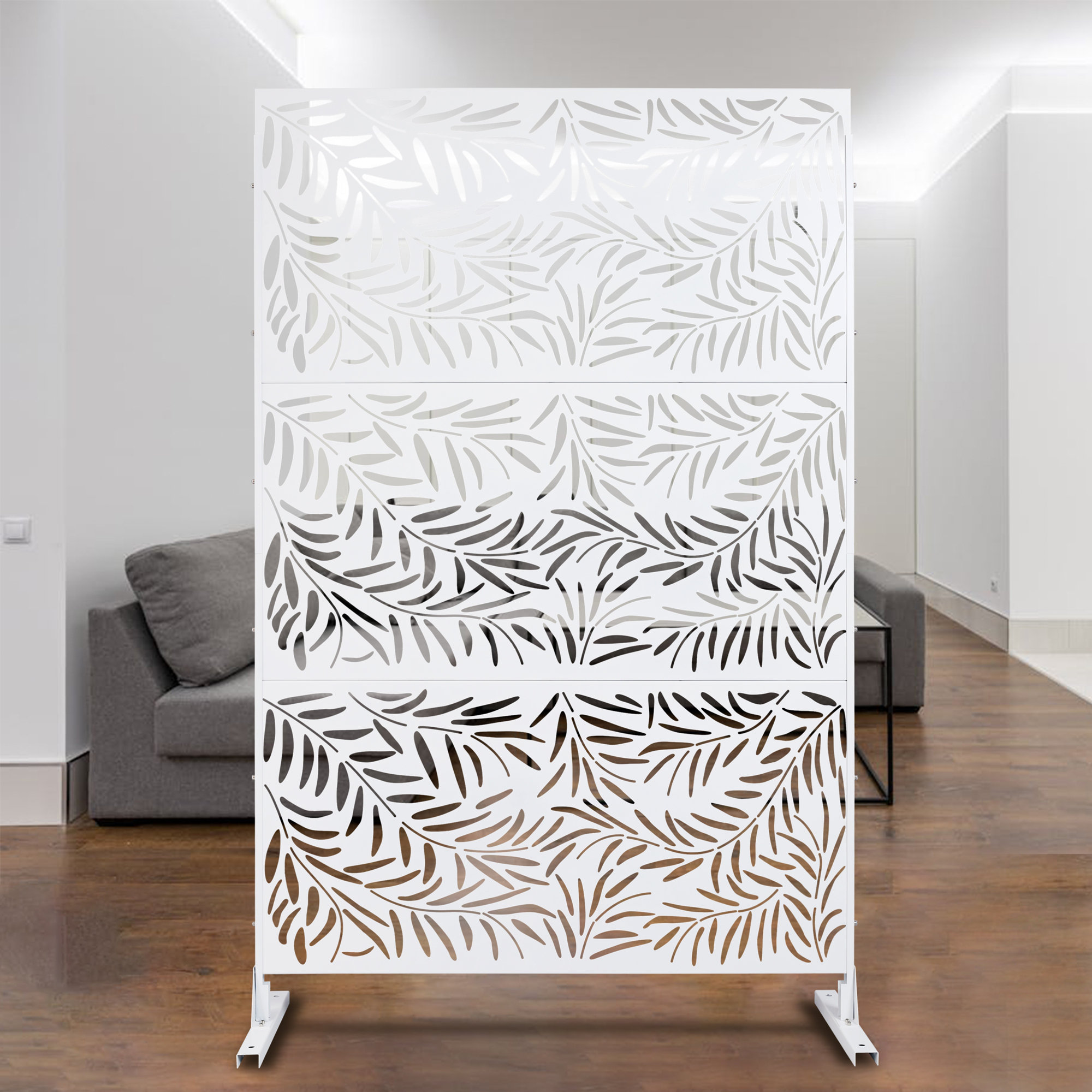 DELTA FURNITURE Outdoor & Indoor Privacy Screen Metal Privacy Screen ...