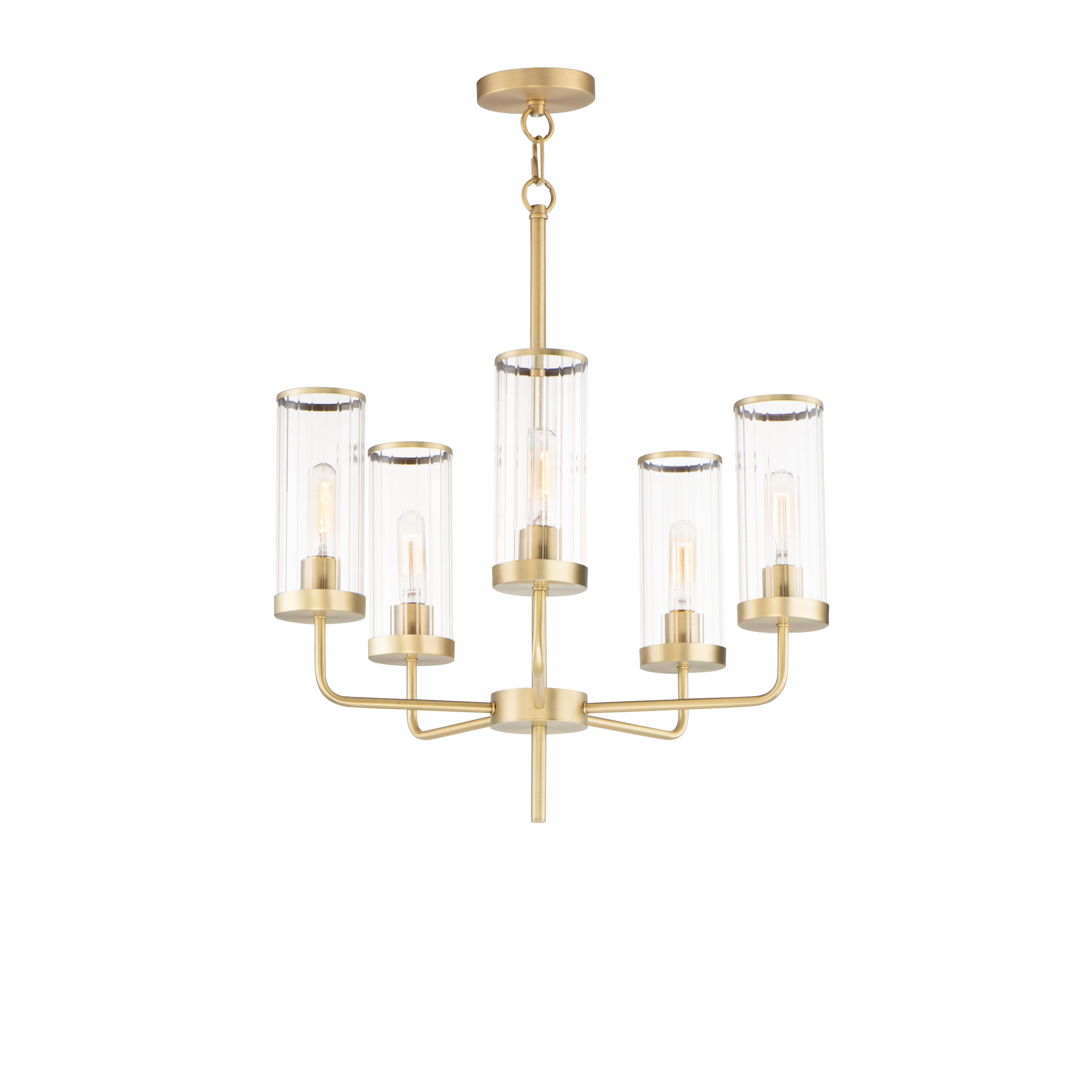 Wade Logan® Blaugh 5 - Light Shaded Classic Chandelier | Wayfair