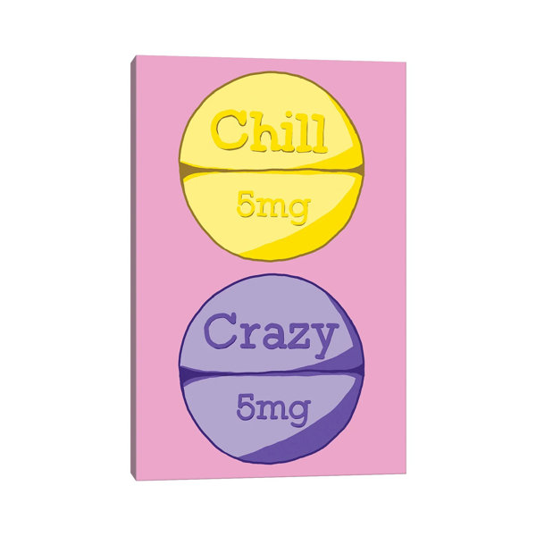 Happy Larry Chill Crazy Pill Pink | Wayfair.co.uk