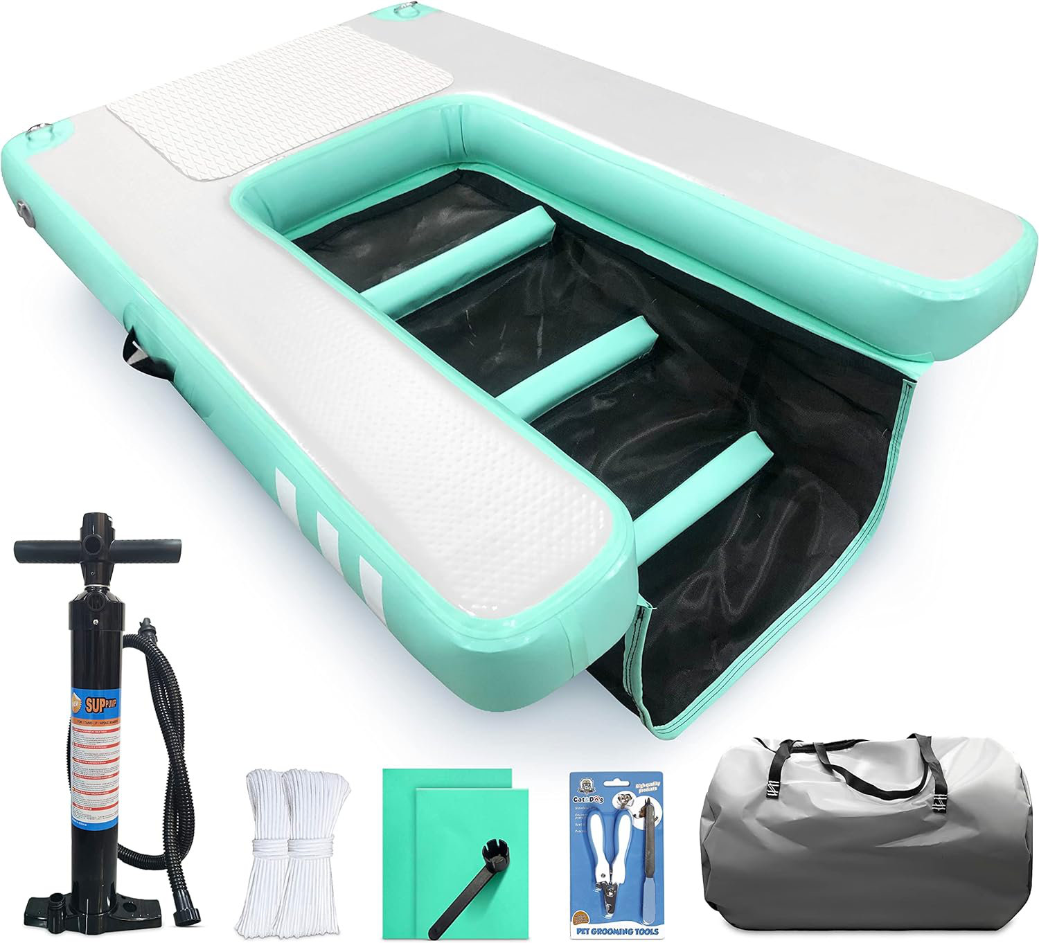 Tucker Murphy Pet™ Dog Water Ramp,Inflatable Dog Float Floating Ramp ...