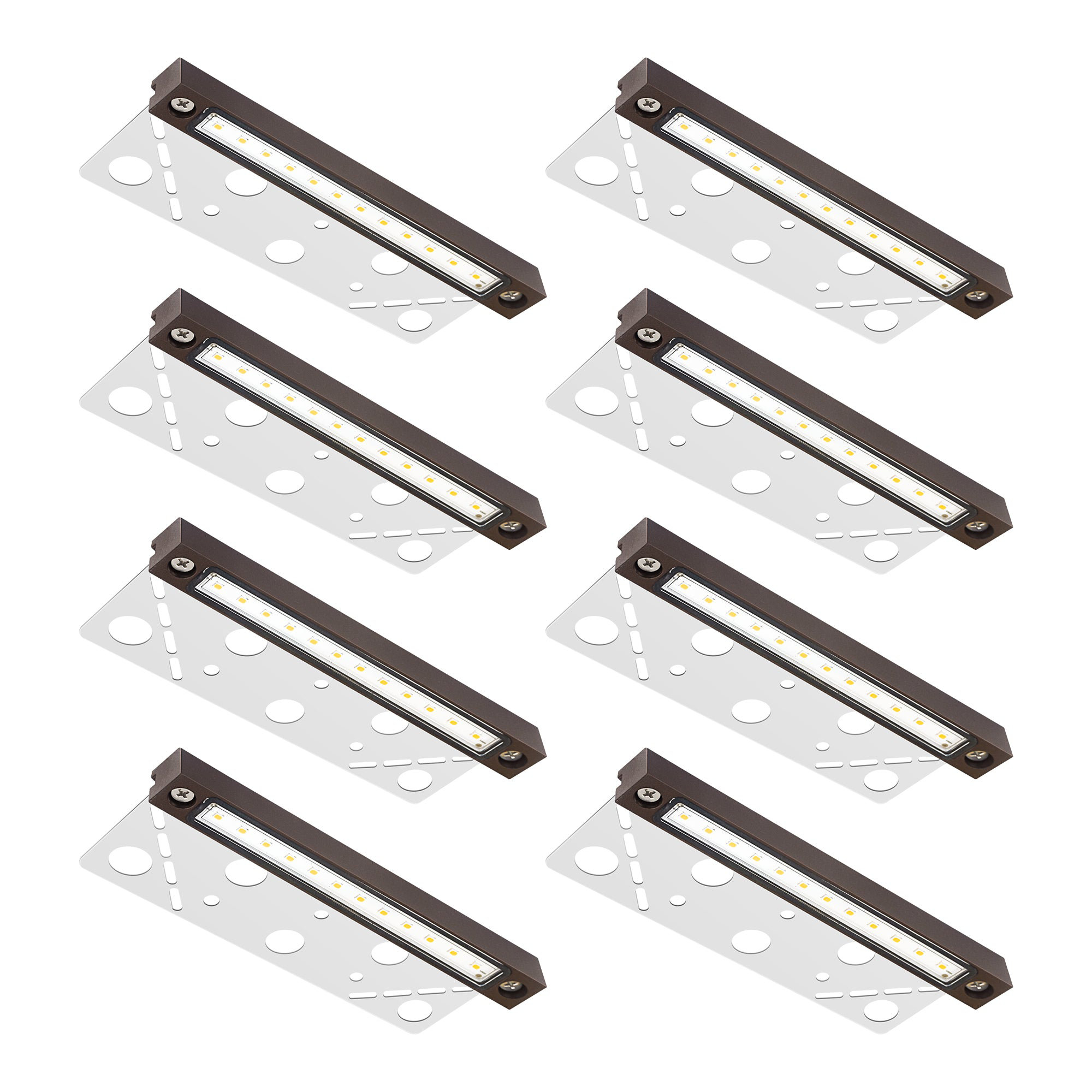 GKOplus Outdoor Low Voltage Hardscape Lights, 6.8 Inches Retaining Wall ...