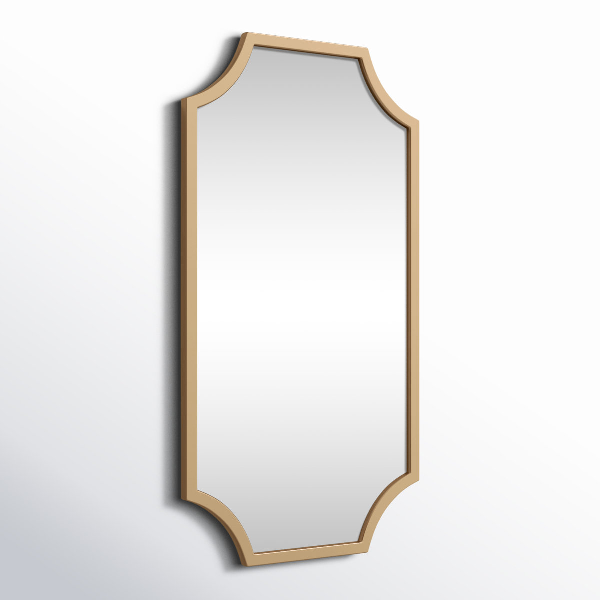 Joss & Main Toretto Scalloped Metal Wall Mirror & Reviews | Joss & Main
