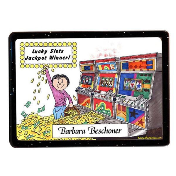 Printed Perfection Personalized Slot Machine - Female Acrylic Magnet ...